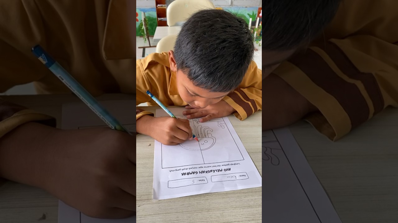 Belajar apa ini? Melengkapi gambar? #shorts - YouTube