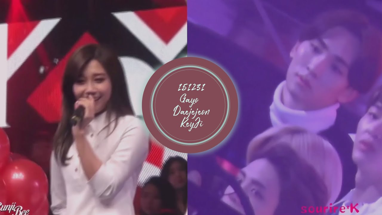KeyJi | 151231 Gayo Daejejeon Key and Eunji compilation - YouTube
