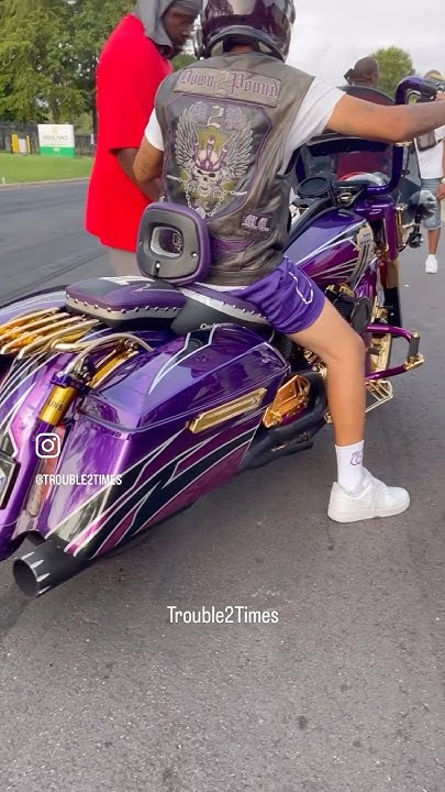 Young Lace’s $100K Custom Road King!! MONEY TO BLOW.. Kingz Of The South MC - YouTube