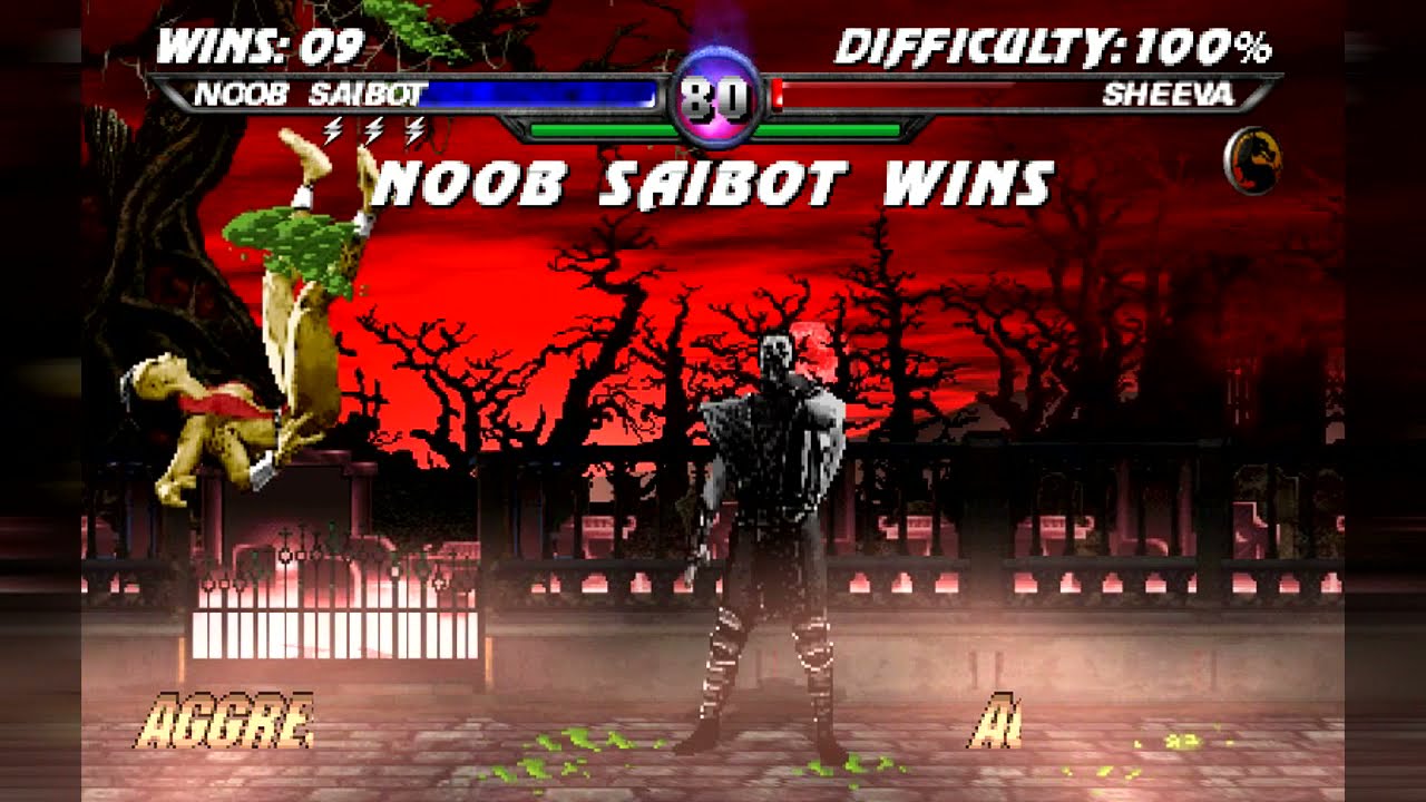 Mortal Kombat Ultimate Revitalized - MK2 Noob Saibot playthrough - YouTube