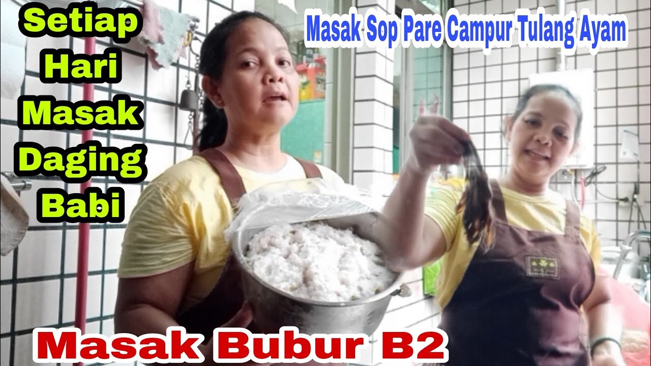 Cerita Mbk Tkw ⁉️ Masak Sop Pare Dan Ceker Ayam, Ada Blendrang Bubur B2 ...