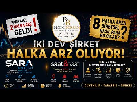 2 HALKA ARZ TEK VİDEO //HAP BİLGİLER NE KADAR BAŞVURUDA BULUNMAMIZ LAZIM.SPK BÜLTENİNDE 2 HALKA ARZ