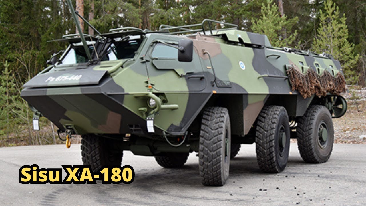 Sisu XA 180 Armored personnel carrier - YouTube