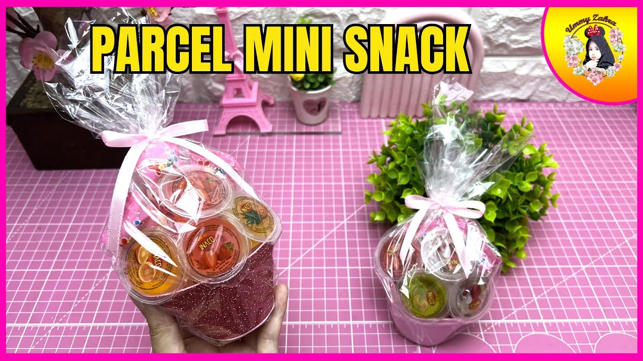 IDE KREATIF MEMBUAT PARCEL MINI SNACK - YouTube
