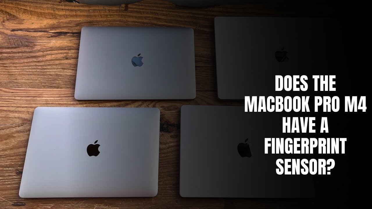 Does the MacBook Pro M4 have a fingerprint sensor? - YouTube
