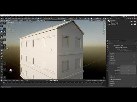 BLENDER 3D ARCHVIZ ARCHITECT ADDON (BUILDING TOOLS) - YouTube