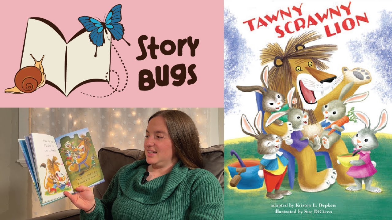 "Tawny Scrawny Lion" | Read Along, Kids Story Time, Kids Book Reading ...