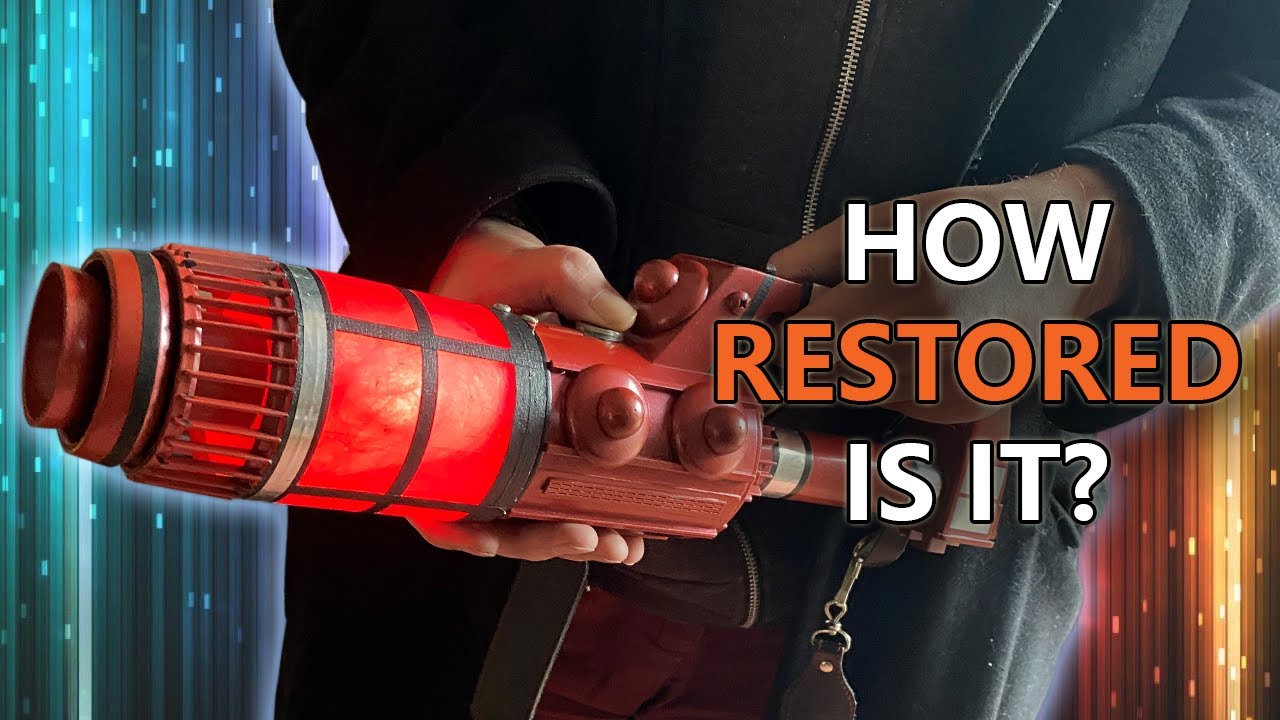 ORIGINAL Cyber Gun prop! Taking a full look at a RESTORED BBC artefact ...