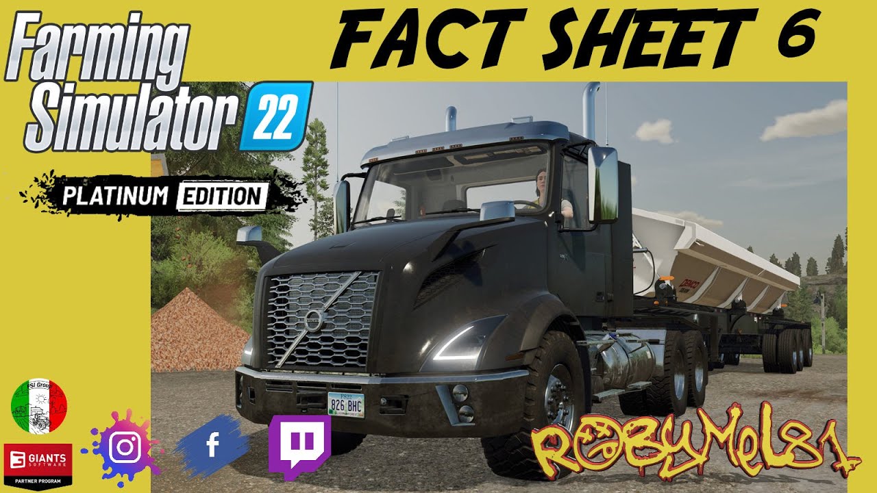 PLATINUM EDITION Fact Sheet #6 FARMING SIMULATOR 22 - YouTube