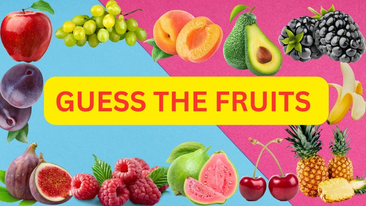 GUESS 50 FRUITS | TEST YOURSELF HOW MUCH YOU KNOW ABOUT FRUITS - YouTube