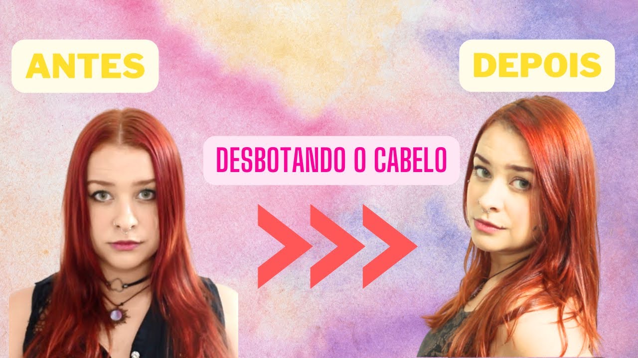 Como desbotar o cabelo com shampoo - YouTube