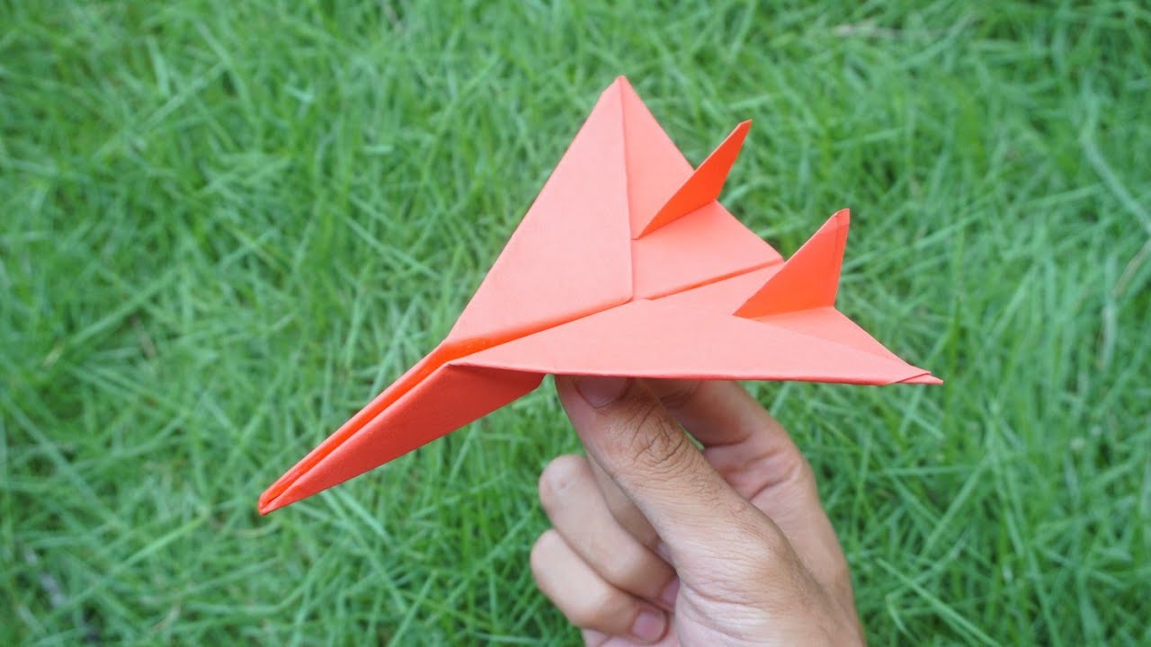 Cara Melipat Pesawat Kertas "The Bird" Mudah dan Cepat - Origami ...