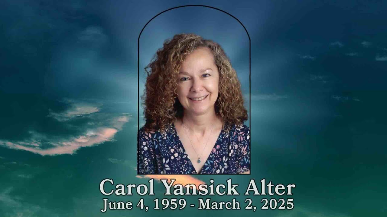 Carol Yansick Alter Celebration of Life Service | Saturday, March 22 ...