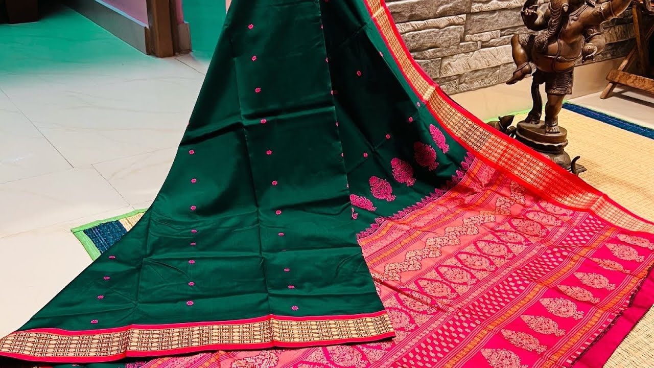WA 7200272775 pure Aarani Soft Silk Sarees with weaving buttas with ...