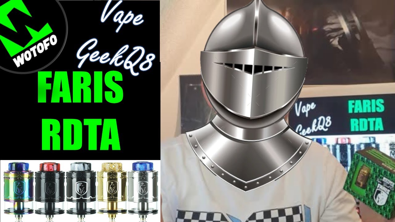 Vape Test#42: FARIS RDTA von WOTOFO & Vape GeekQ8! Transformer Style ...