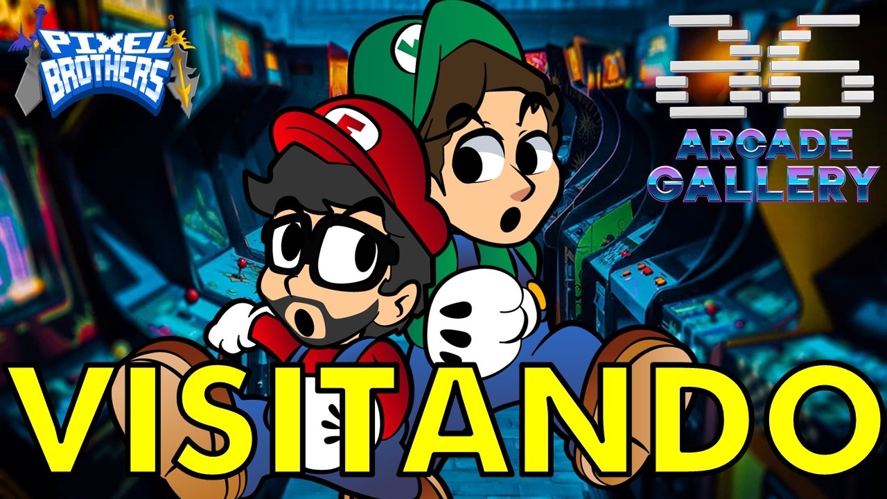 Visitando : Arcade Gallery Mx | Pixel Brothers | 4K - YouTube