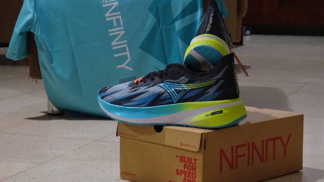 Unboxing & test ride, Ardiles Nfinity Flash.. Performance Running Shoes ...