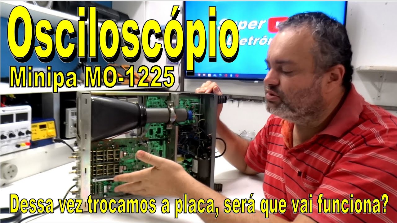 Osciloscópio Minipa MO-1225, será que funcionou? - YouTube