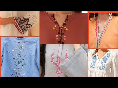 trendy and stylish new embroidery design ideas 2024 - YouTube