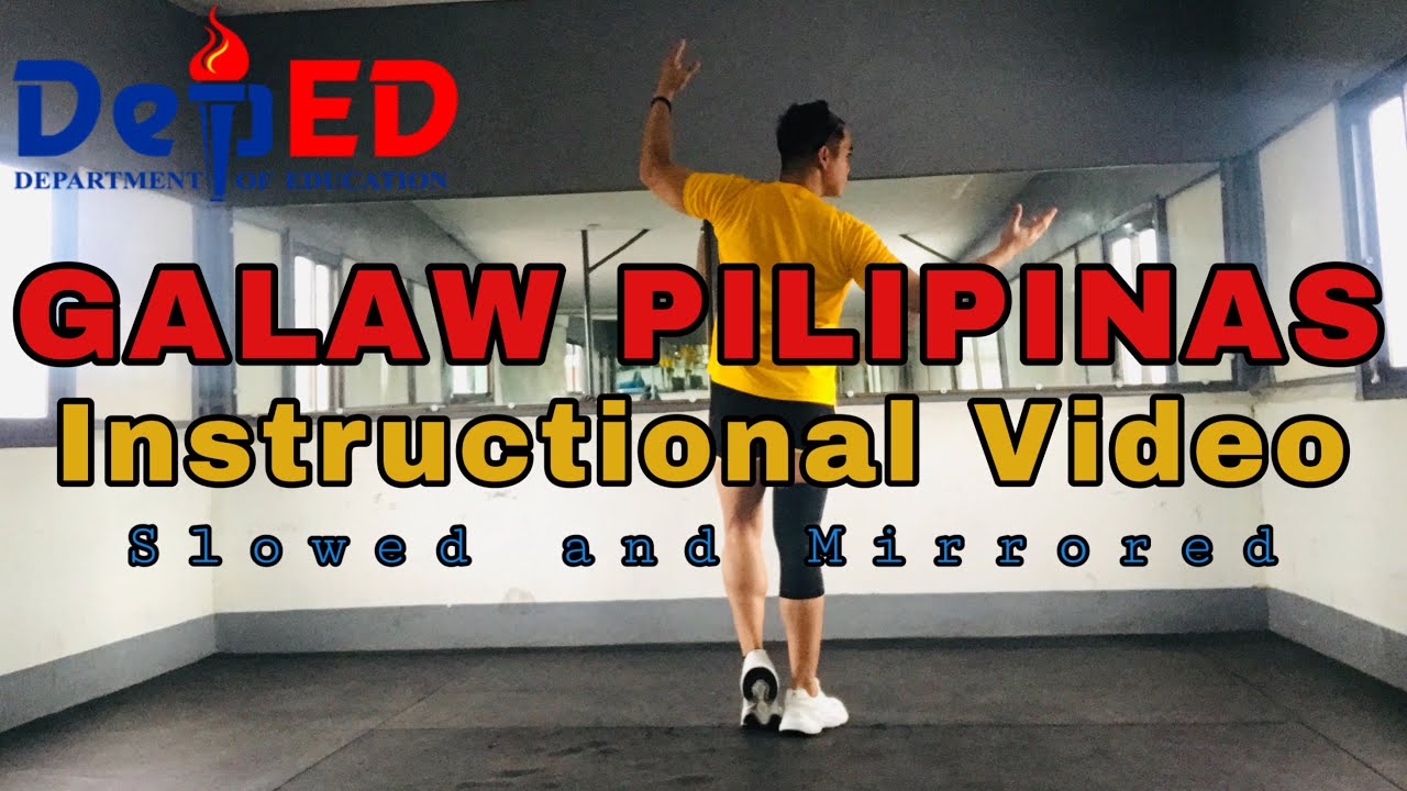 GALAW PILIPINAS INSTRUCTIONAL VIDEO|STEP BY STEP|MIRRORED AND SLOWED ...