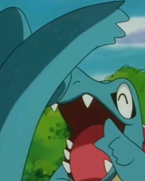 ash totodile laugh at scary face 😂🤣 #shorts #youtubeshorts #pokemon # ...