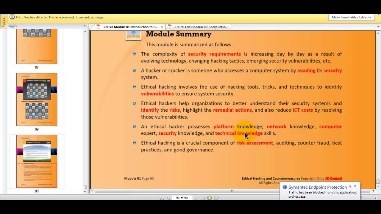 CEHV8 Module 01 Introduction to Ethical Hacking - YouTube
