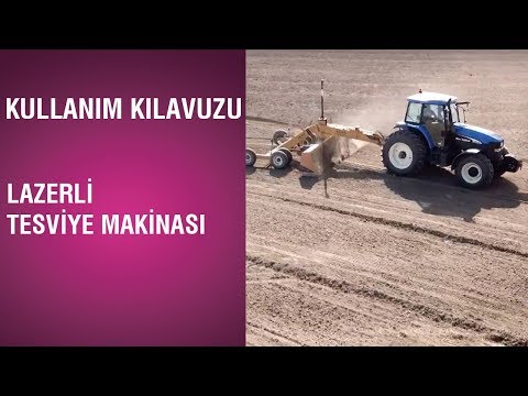 Kullanım Kılavuzu - Lazerli Tesviye Makinası