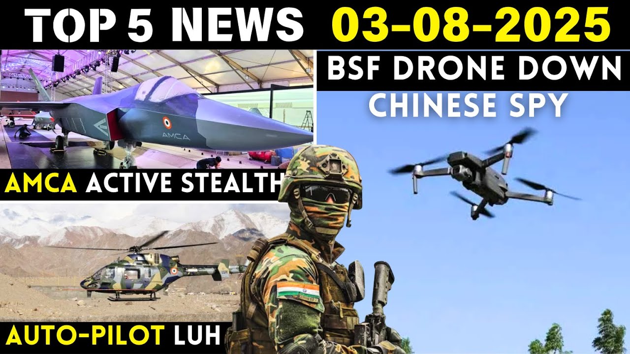 Chinese Drone Shot Down | AMCA Active Stealth | Brahmos Engines Production @DefenseScope - YouTube