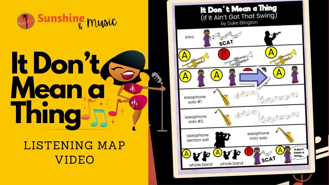 It Don't Mean a Thing: Jazz Listening Map for Elementary Music - YouTube