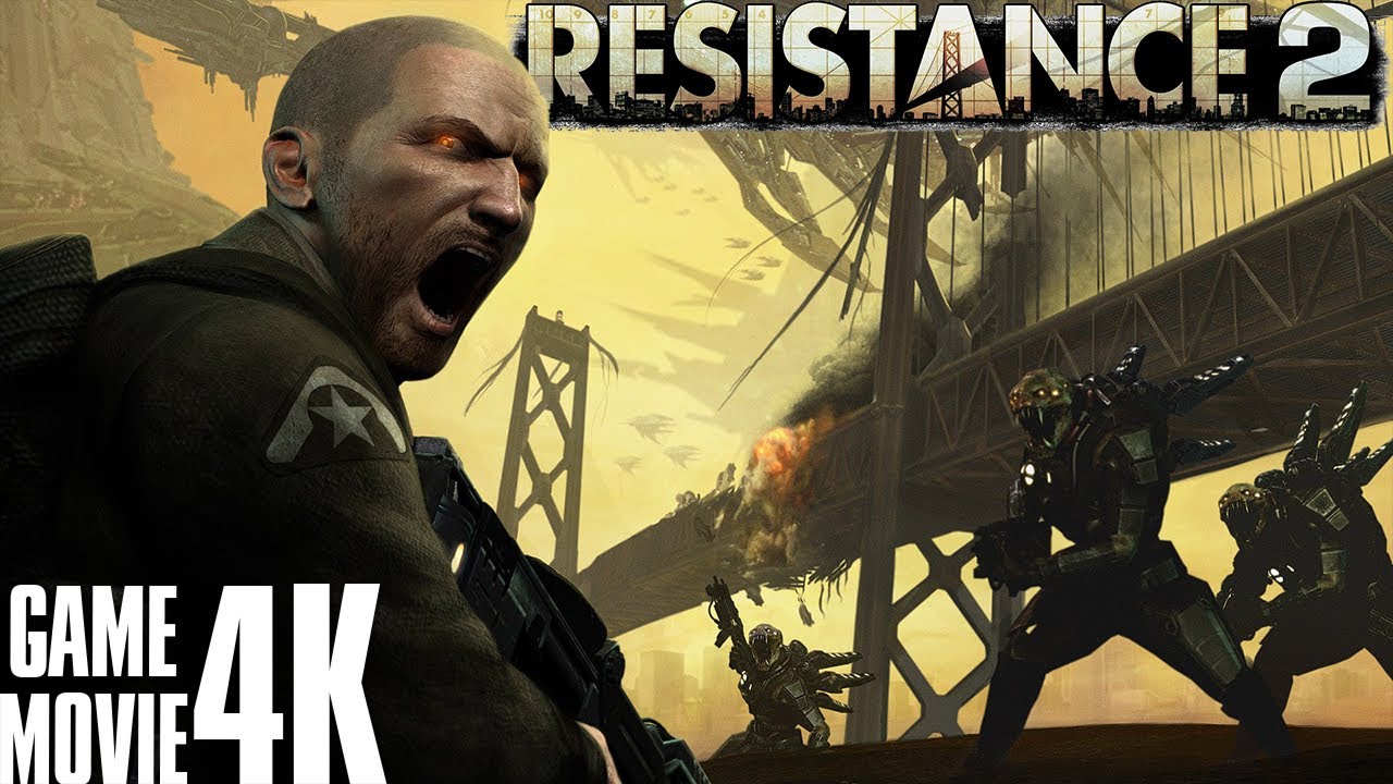 Resistance 2 | Game Movie (Cutscenes/Dialogue) 4k60fps - YouTube