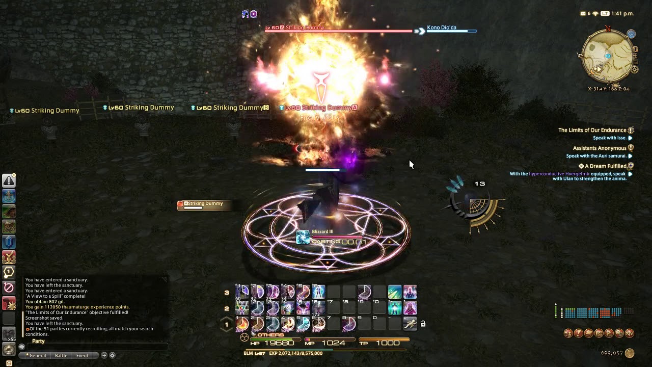 Black Mage opening rotation - iteration 1 - YouTube