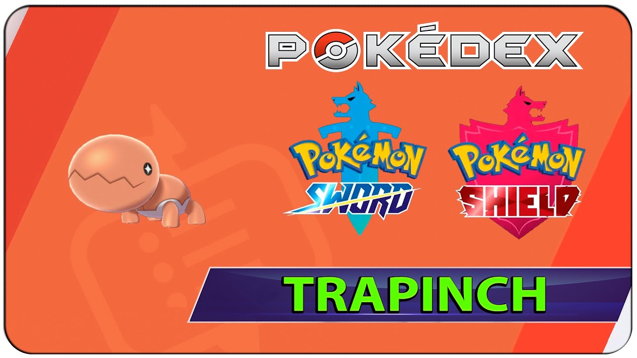 How to Catch Trapinch - 321 #Pokemon Sword & Shield - Galar Pokedex - YouTube
