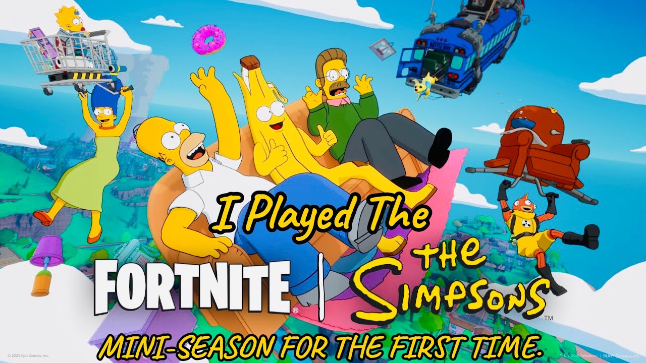 I Played The FN X SIMPSONS MINI-SEASON FOR THE FIRST TIME. - YouTube
