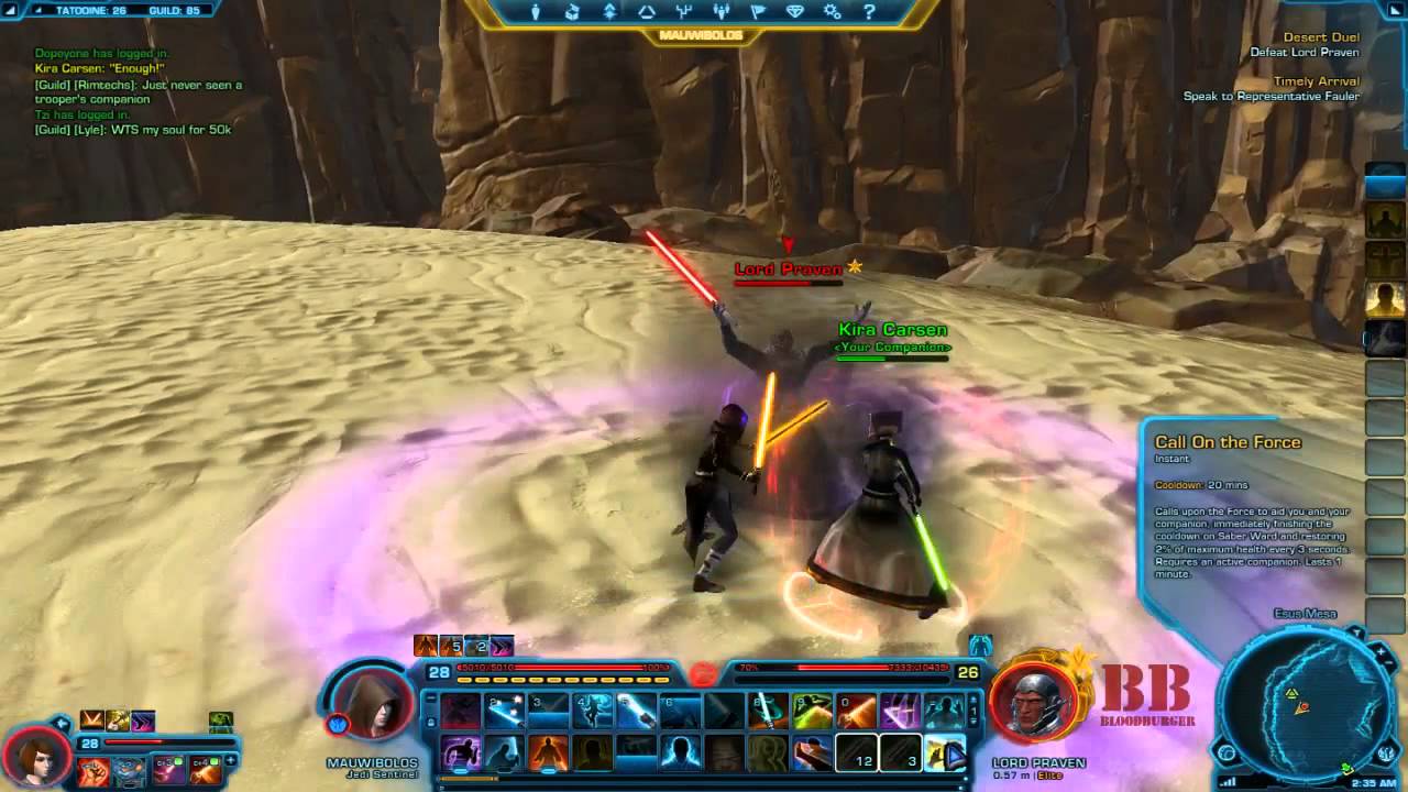 SWTOR - Lord Praven Boss Fight (Jedi Sentinel - No Dialogue - Possible ...
