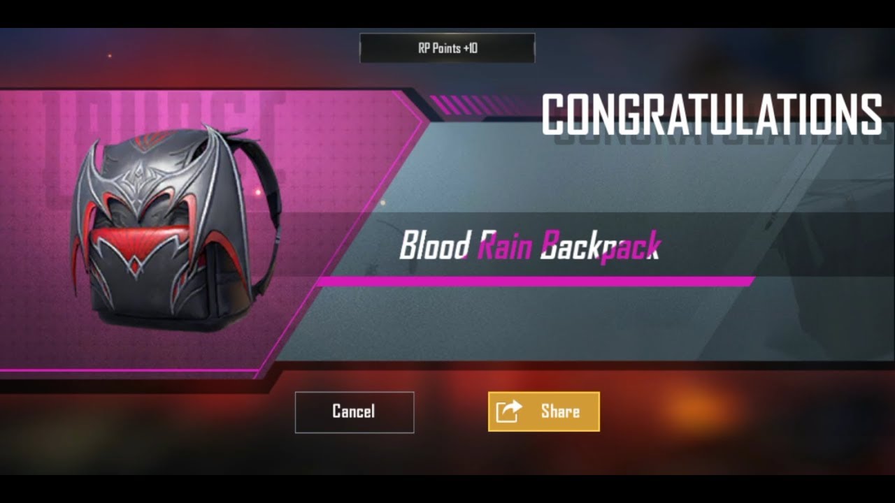 [PUBG MOBILE] - 45+ CRATE OPENING - Blood Rain Backpack - YouTube