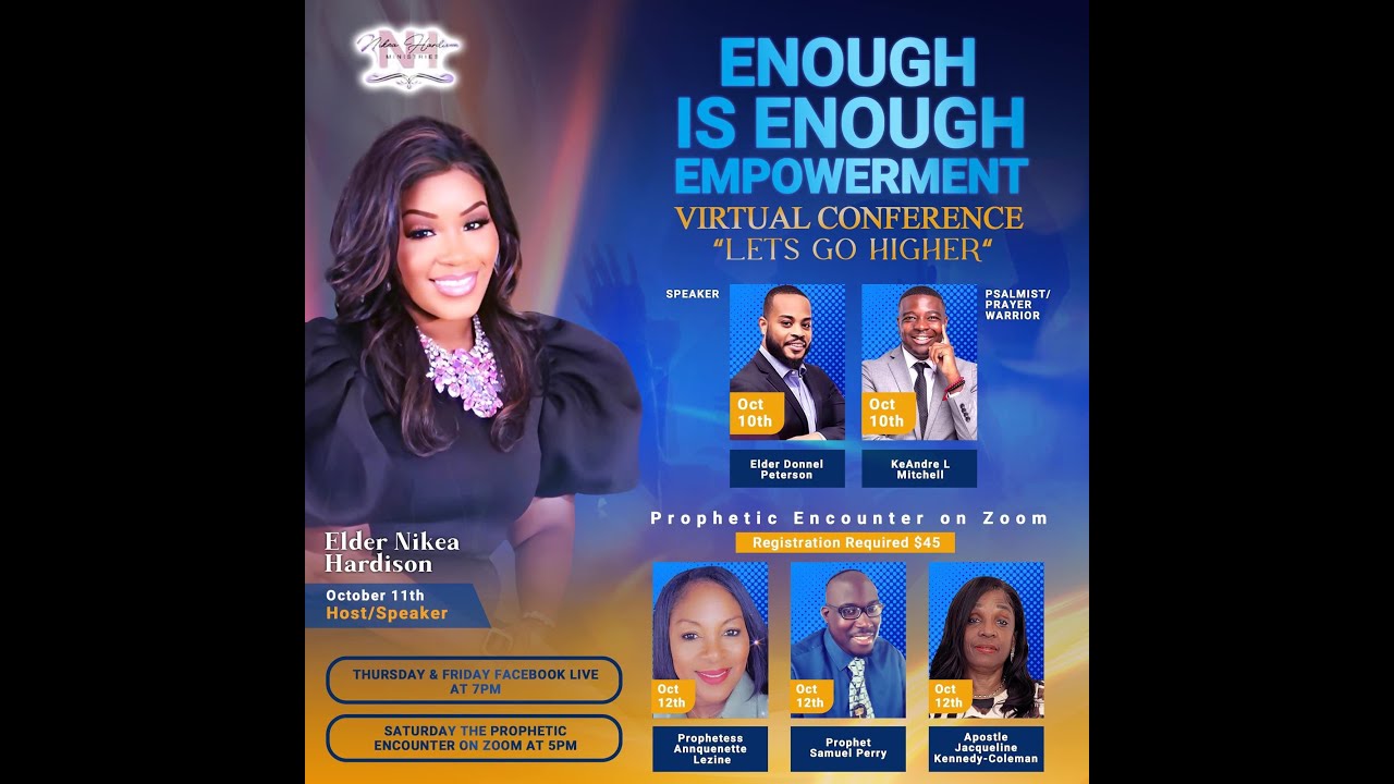 ENOUGH IS ENOGH EMPOWERMENT CONFERENCE 2024 - YouTube