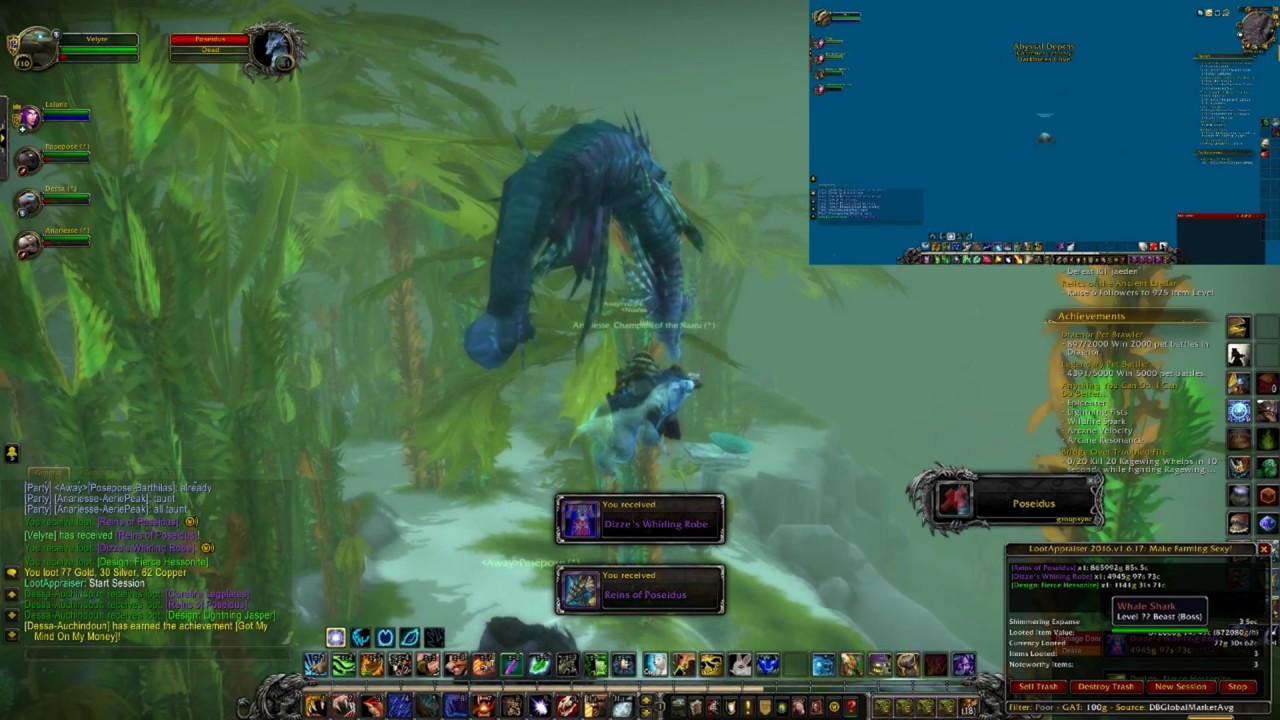 Reins Of Poseidus! Giveaway! Gold Guide WoW, Gold Farming, Make Gold ...