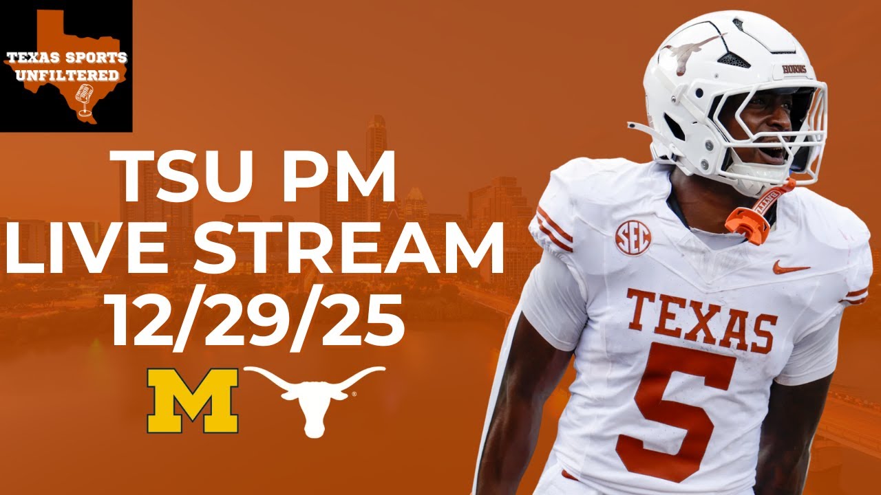 Texas Football TWO DAYS from Michigan Game | LIVE | 12/29/25 | NFL ...