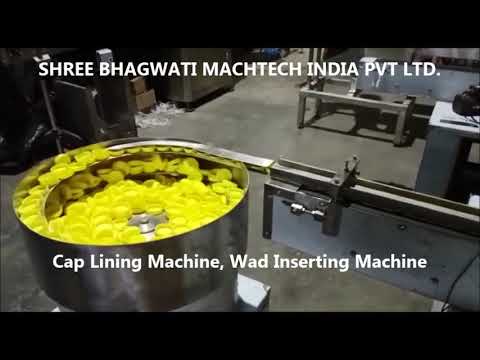 Automatic Cap Lining Machine, Wad Inserting Machine Single head and ...