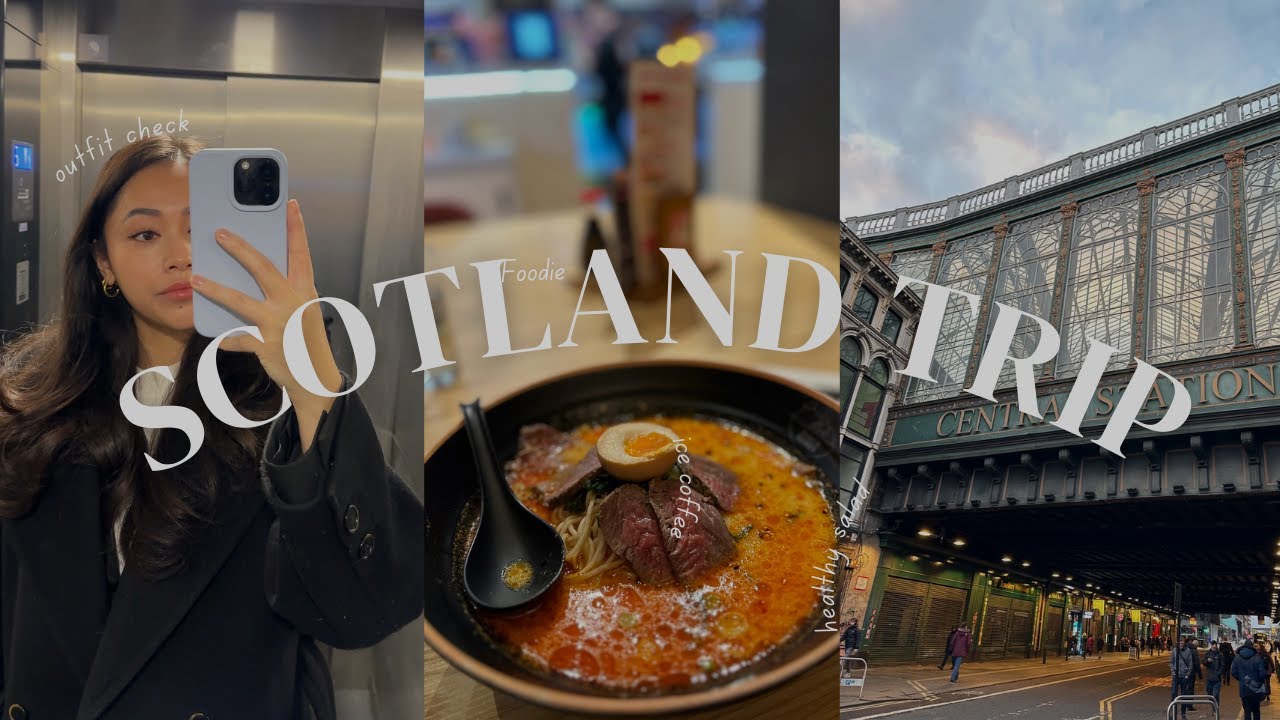 Travel Vlog 🤍 Programming Coding Scotland Trip To Glasgow And Edinburgh Stress Shopping
