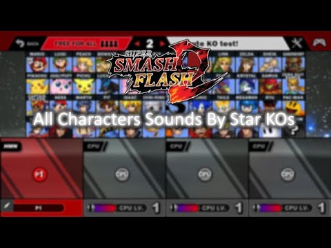 SSF2 Beta 1.3 | All Characters Sounds by Star KOs - YouTube