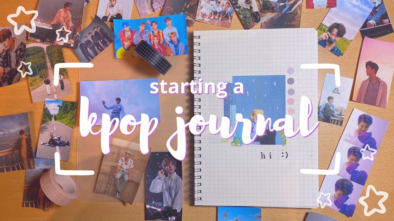 starting my first kpop journal! - YouTube