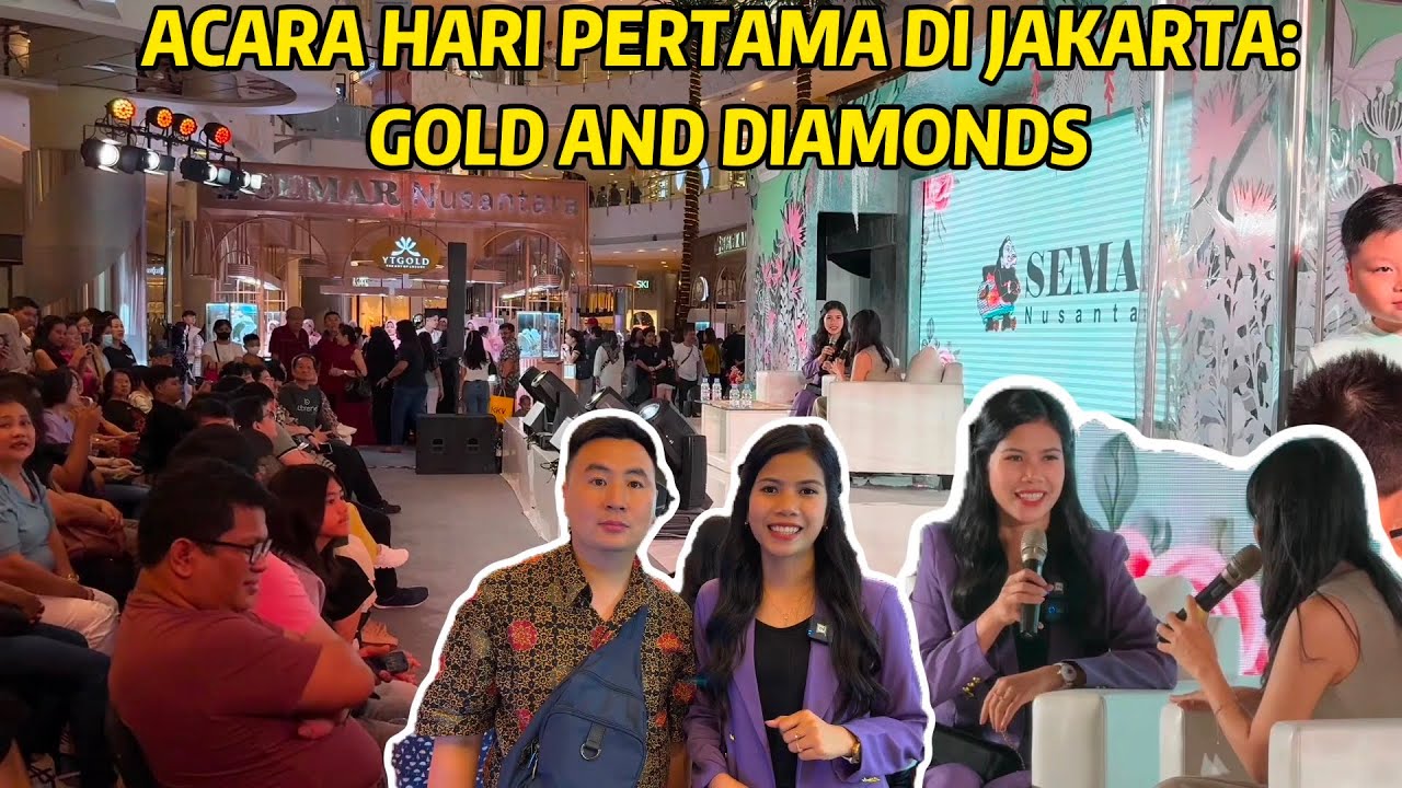 HARI PERTAMA DI INDONESIA HADIRI UNDANGAN TALK SHOW PAMERAN PERHIASAN ...