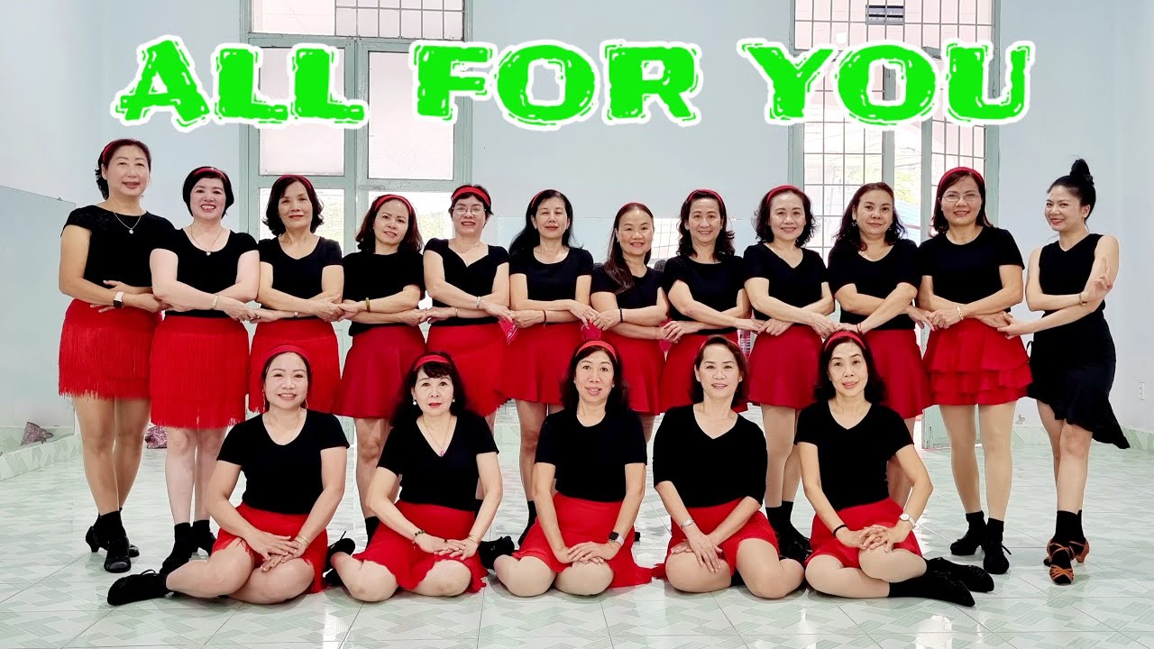 All For You / Improver Line Dance - YouTube