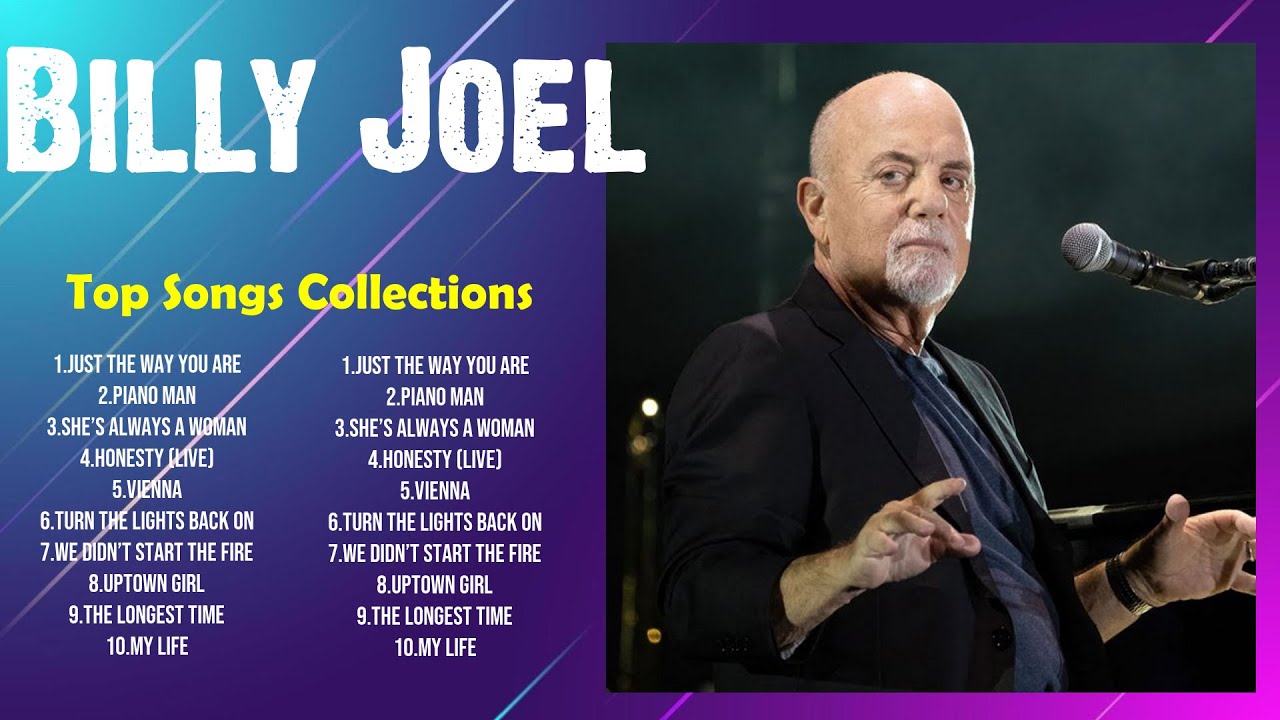 Greatest Hits of B I L L Y J O E L Playlist ~ Top 100 Artists To Listen ...