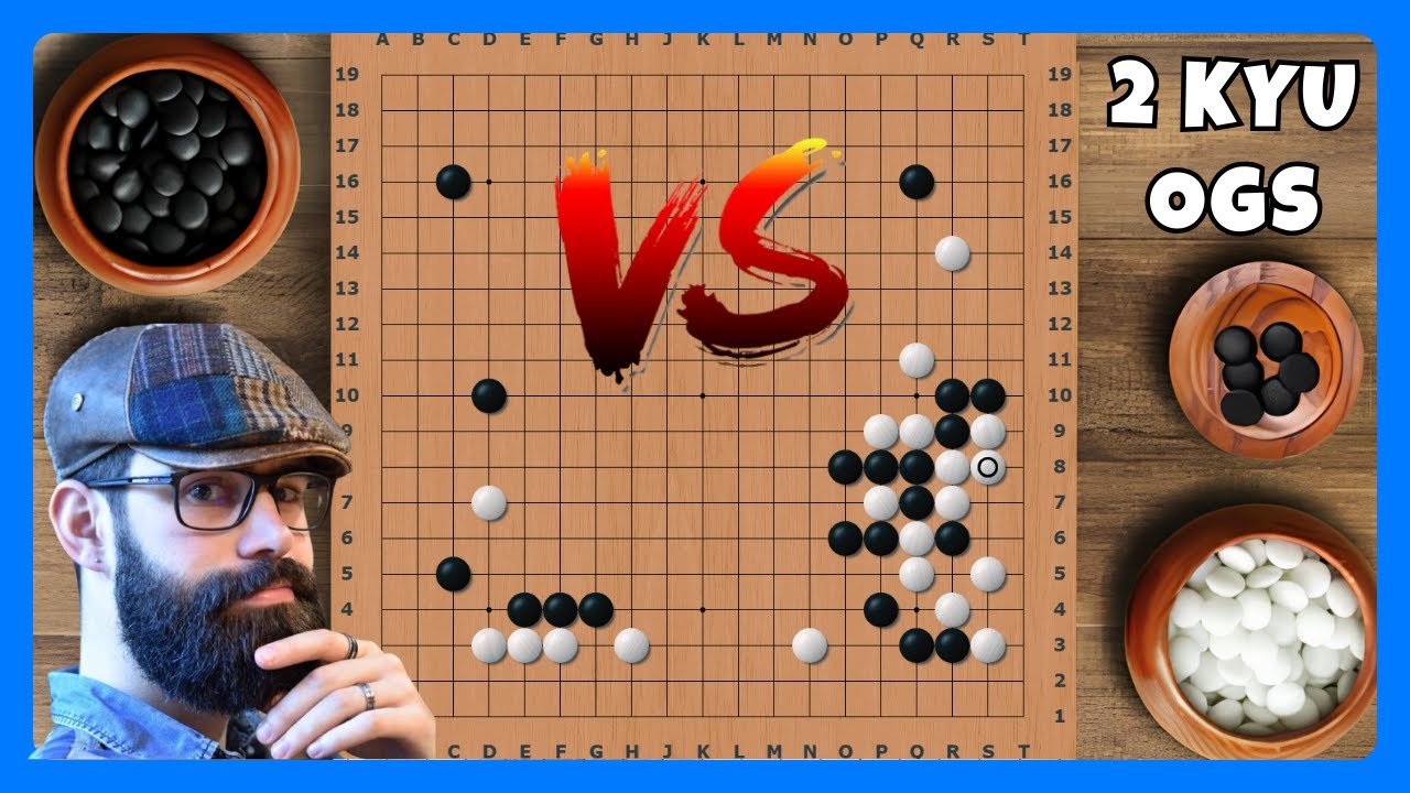 Partie de Go Niveau 4 Kyu OGS (5) | Jeu de Go - YouTube
