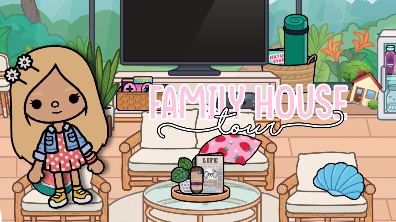 Family Modern Mansion House Tour | Toca Life World - YouTube
