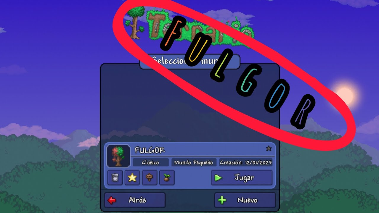 Como encontrar el Fulgor Terraria 1.4.4.9 Móvil - YouTube