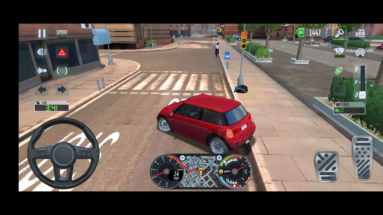 Taxi Driving School Game | Learn to Drive in 3D City | Parking ...
