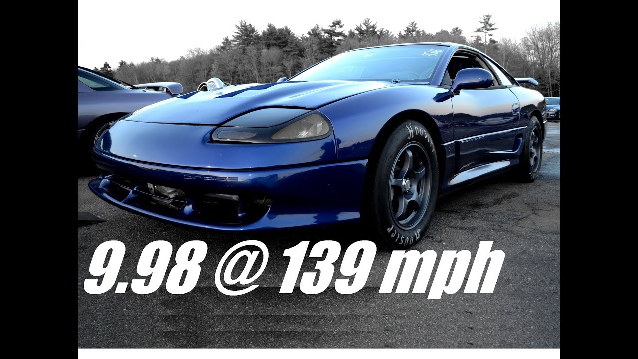 9 Second Dodge Stealth drag race, 9.98 @ 139 mph! - Steve Z - YouTube